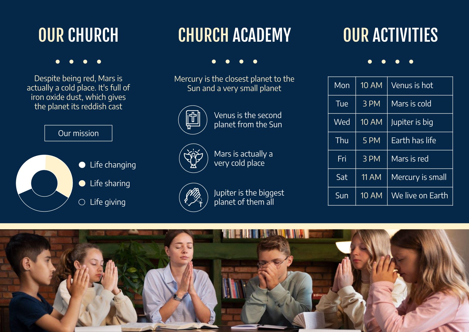 Christian Church Brochure | Google Slides & PPT