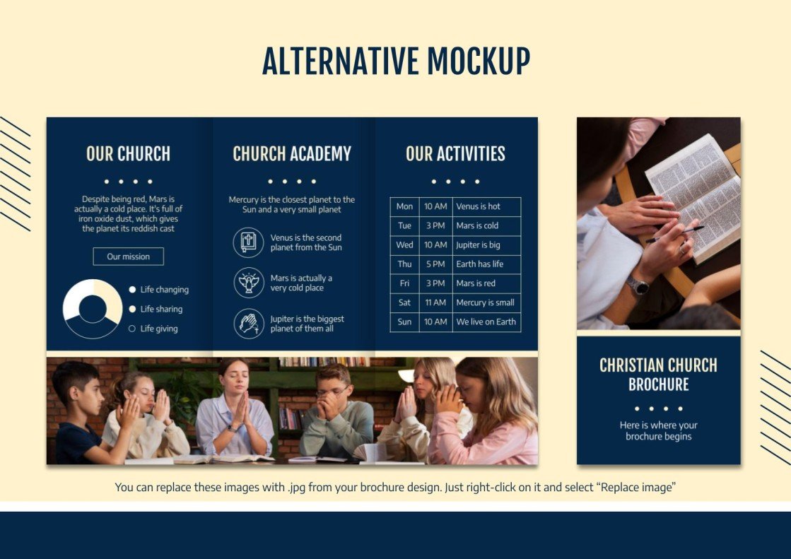 Christian Church Brochure | Google Slides & PPT