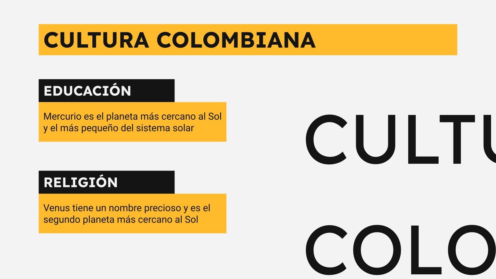 Colombian History Major Studies Theme with Timelines