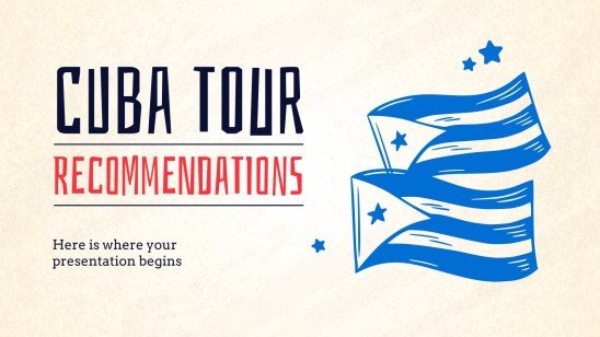Plantillas de Google Slides y PowerPoint sobre Cuba