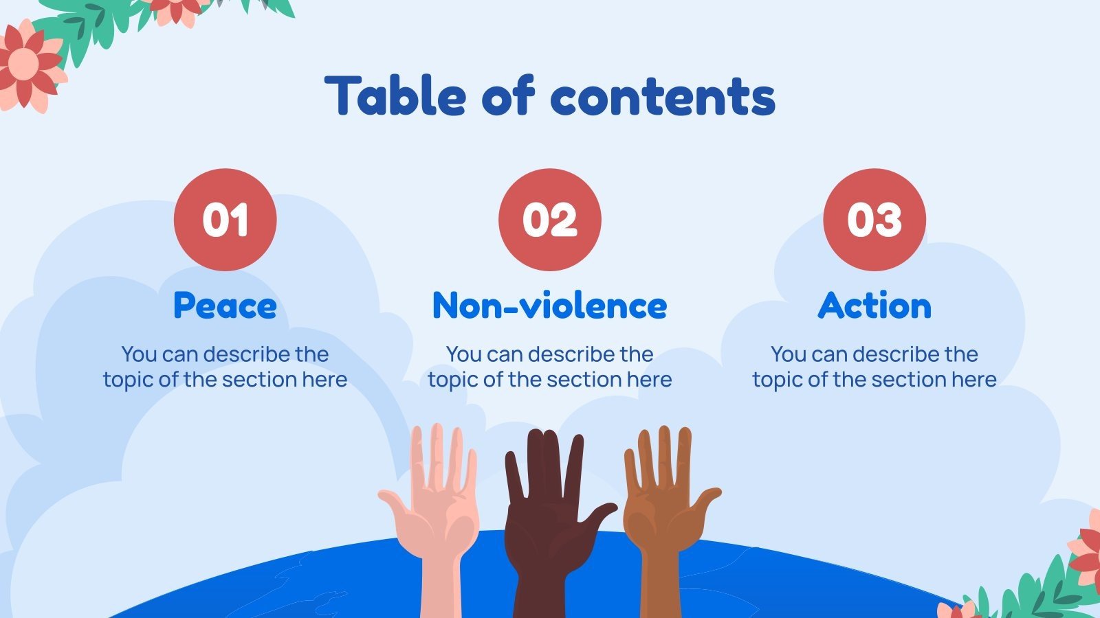 Day of Non-violence and Peace in School | Google Slides