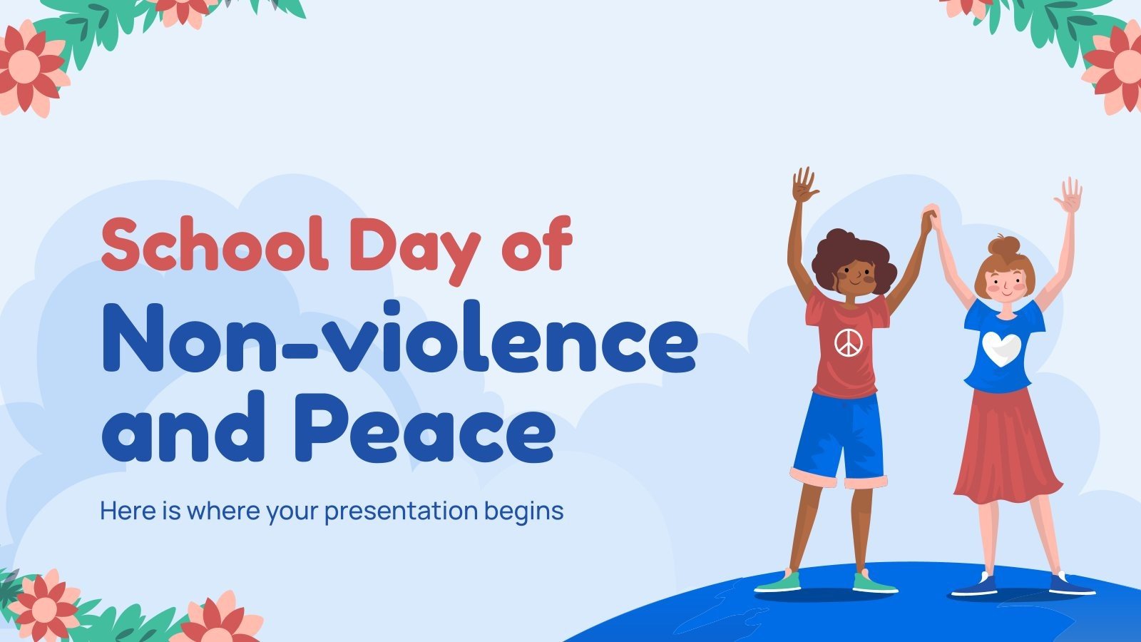 Plantillas gratis de Google Slides y PPT sobre la paz