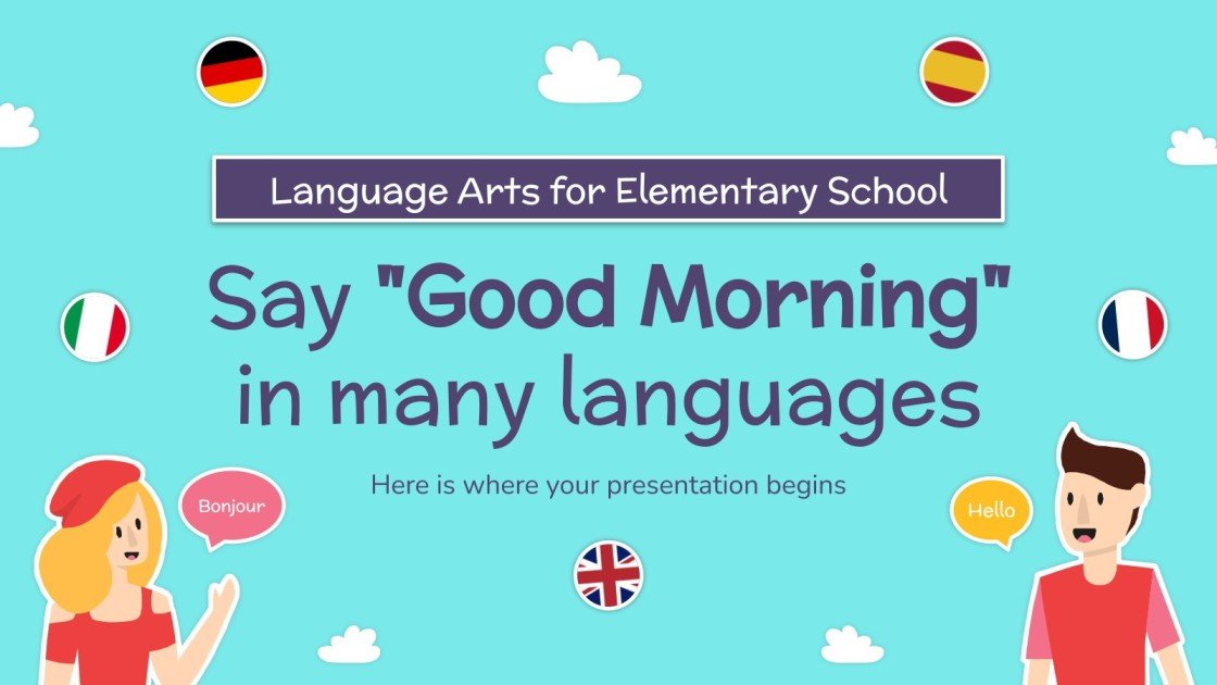 Free Foreign Language templates for Google Slides & PPT