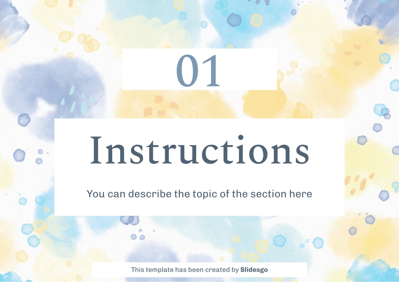 Watercolor Style Printable Deck of Playing Cards