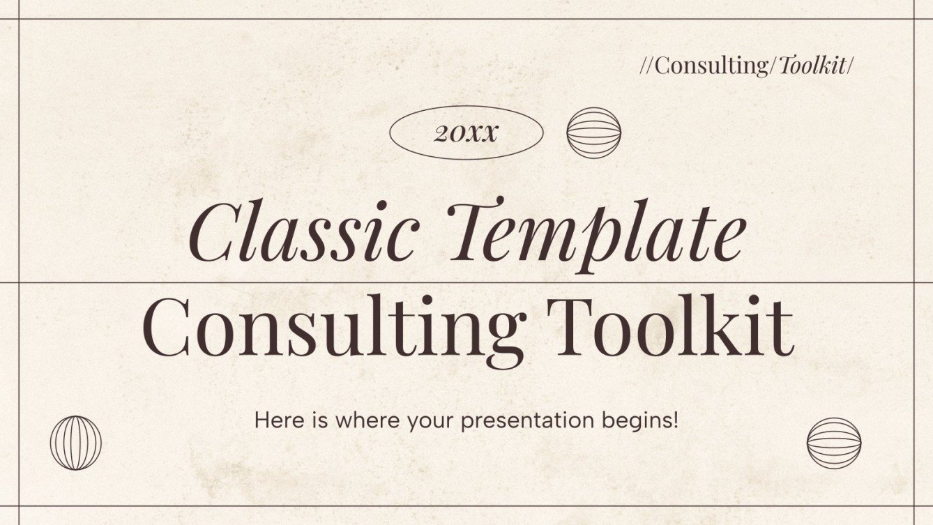 Classic Template Consulting Toolkit | Google Slides & PPT