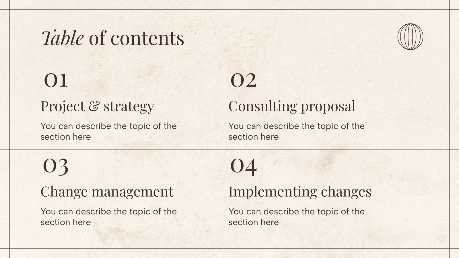 Classic Template Consulting Toolkit | Google Slides & PPT