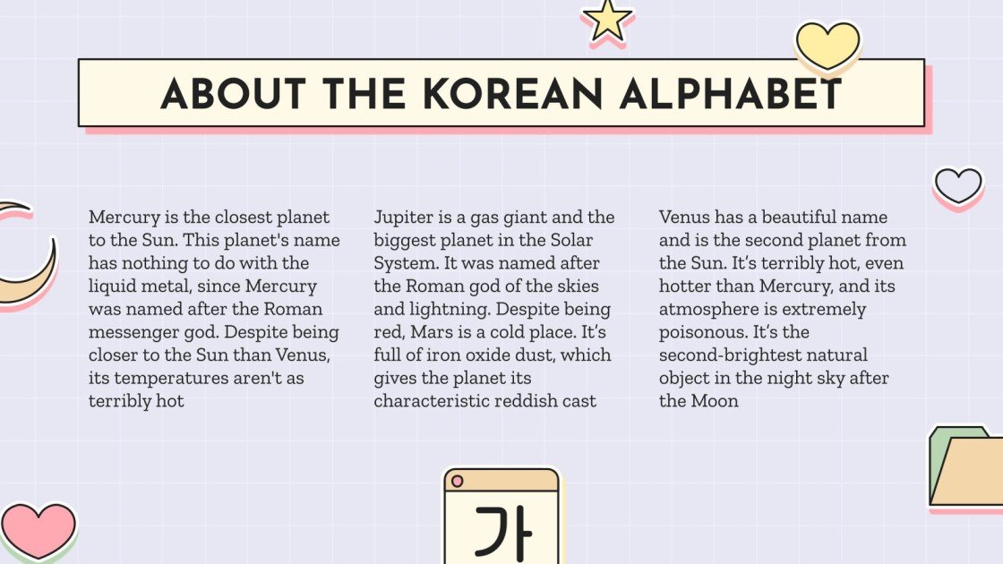 All About Hangul for Middle School | Google Slides & PPT