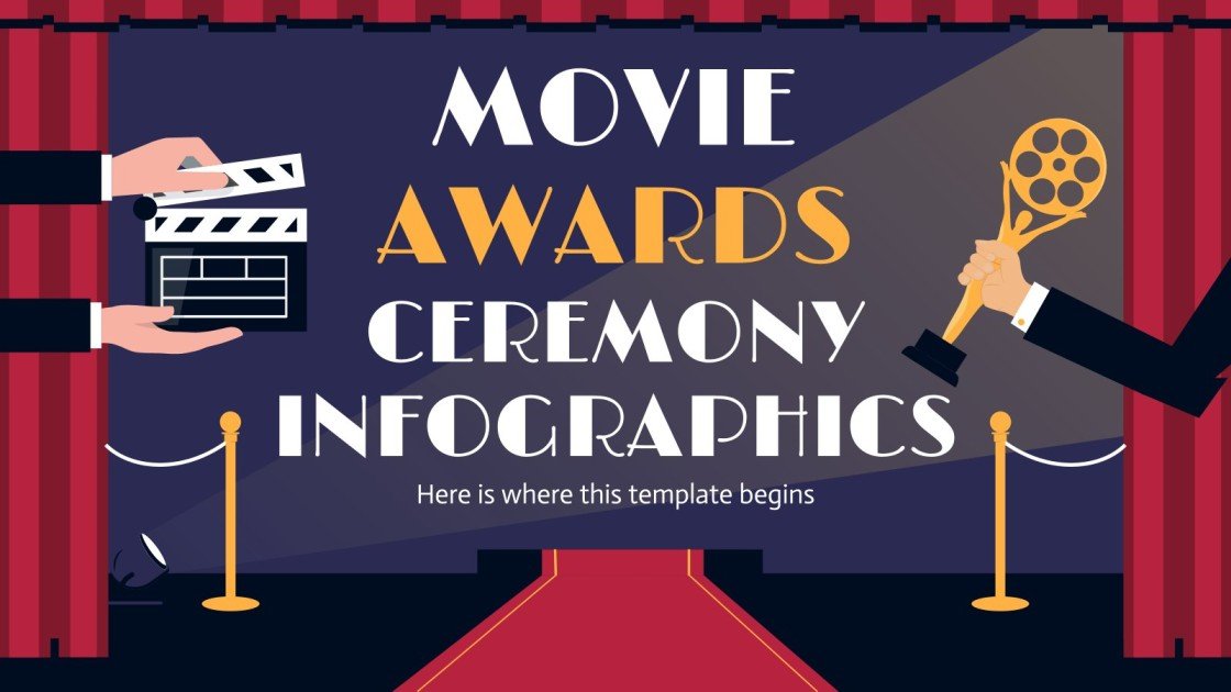Movie Awards Ceremony Infographics | Google Slides & PPT