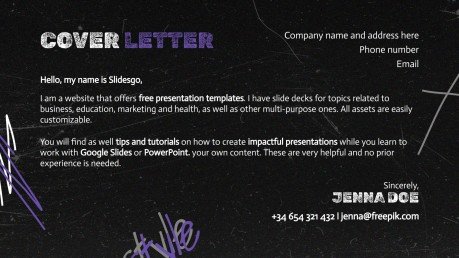 Grunge Style Portfolio | Google Slides and PowerPoint