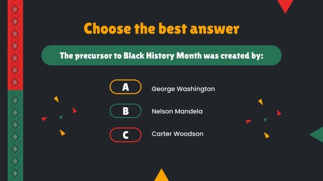Black History Month Activities for Elementary