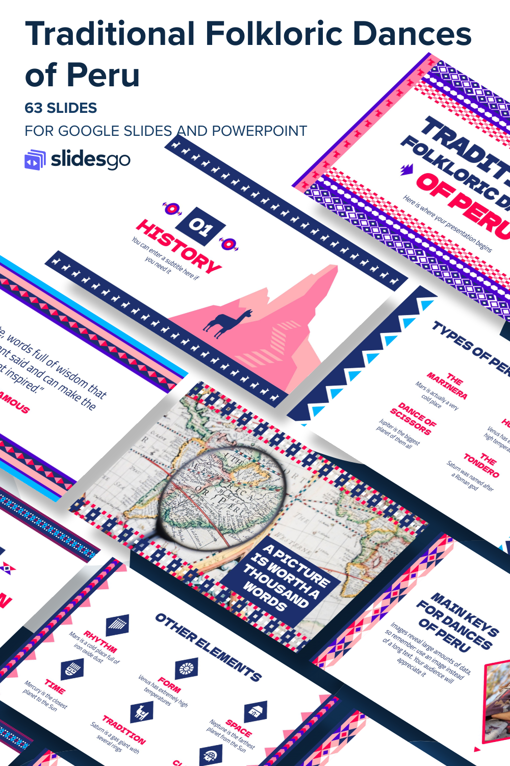 Traditional Folkloric Dances of Peru | Google Slides & PPT