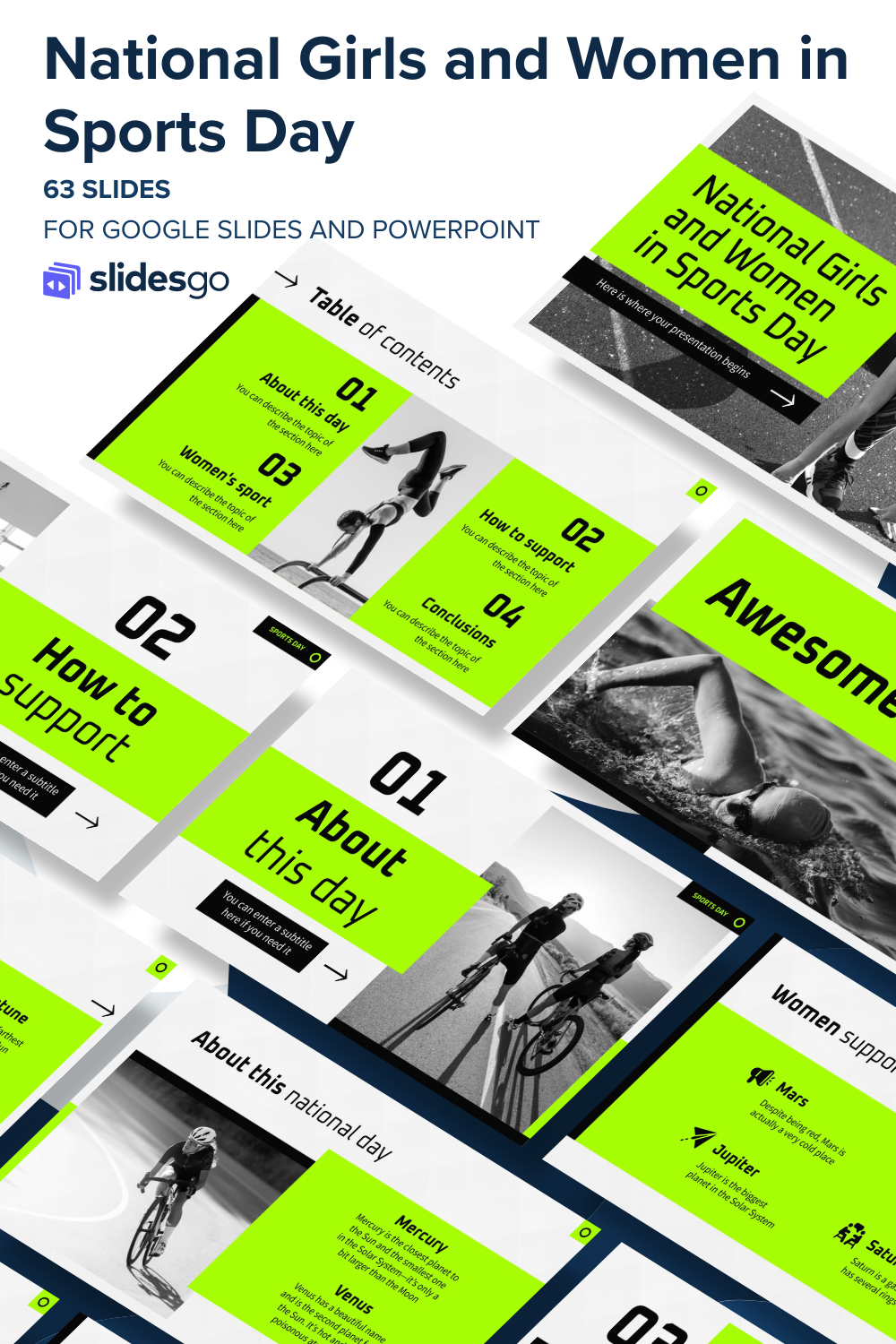 National Girls and Women in Sports Day | Google Slides & PPT