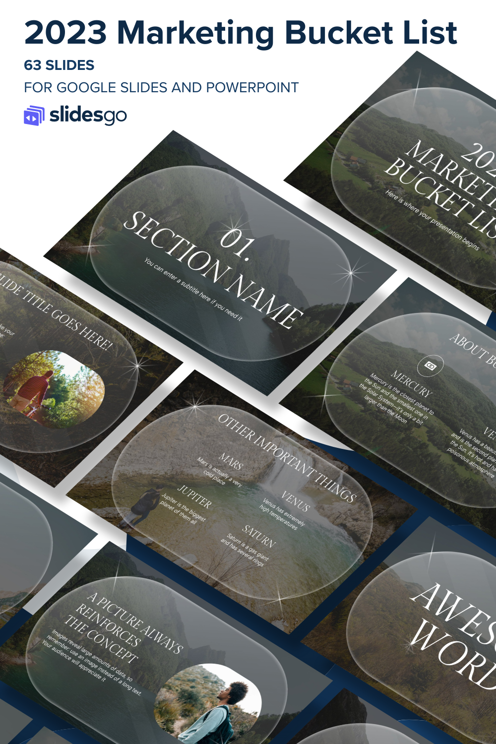 2025 Marketing Bucket List | Google Slides & PowerPoint