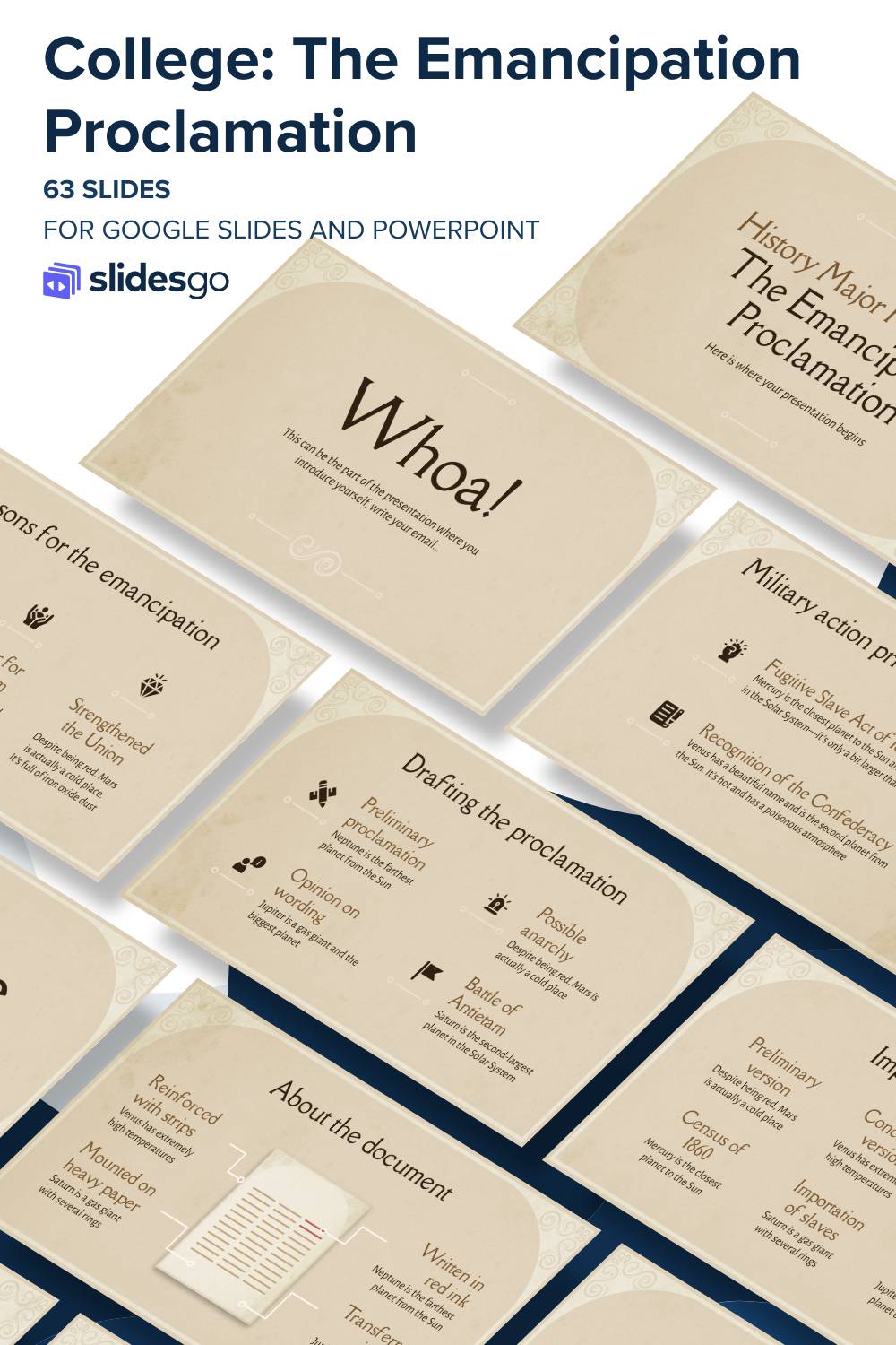 History Major for College: The Emancipation Proclamation