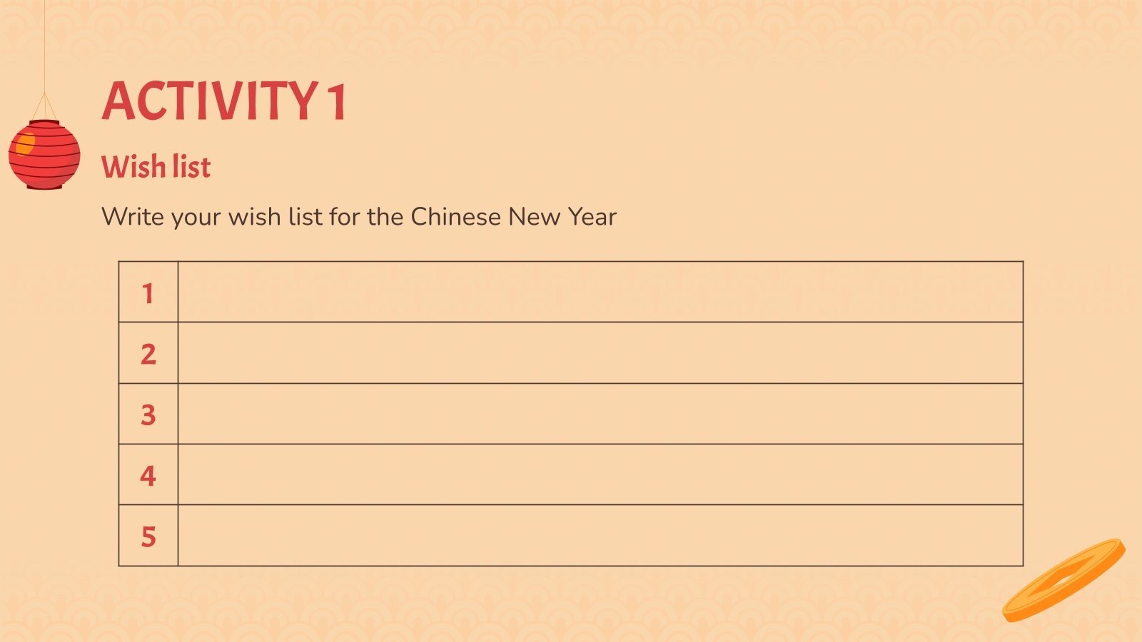 Elementary Activities for Chinese New Year | Google Slides