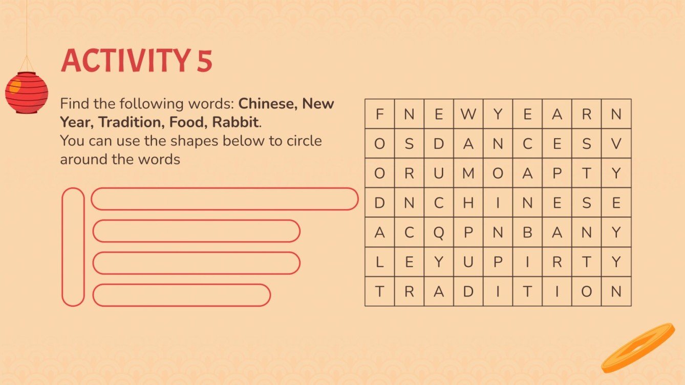Elementary Activities for Chinese New Year | Google Slides
