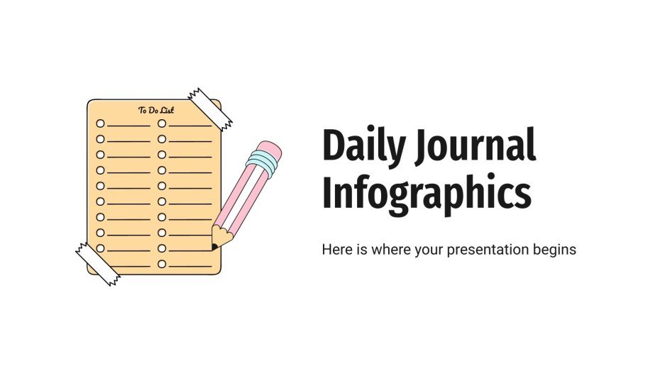 Daily Journal Infographics | Google Slides and PowerPoint