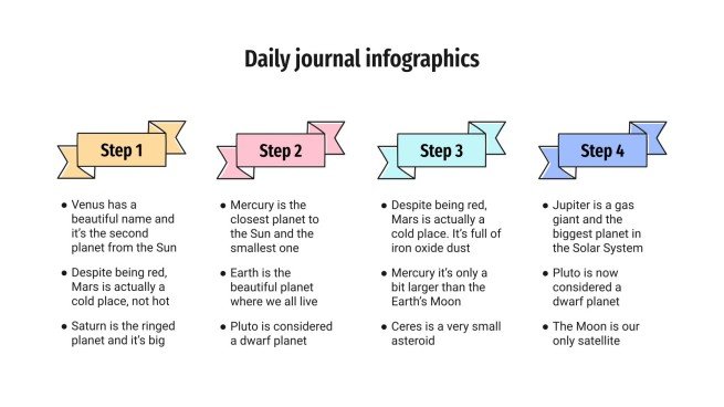 Daily Journal Infographics | Google Slides and PowerPoint