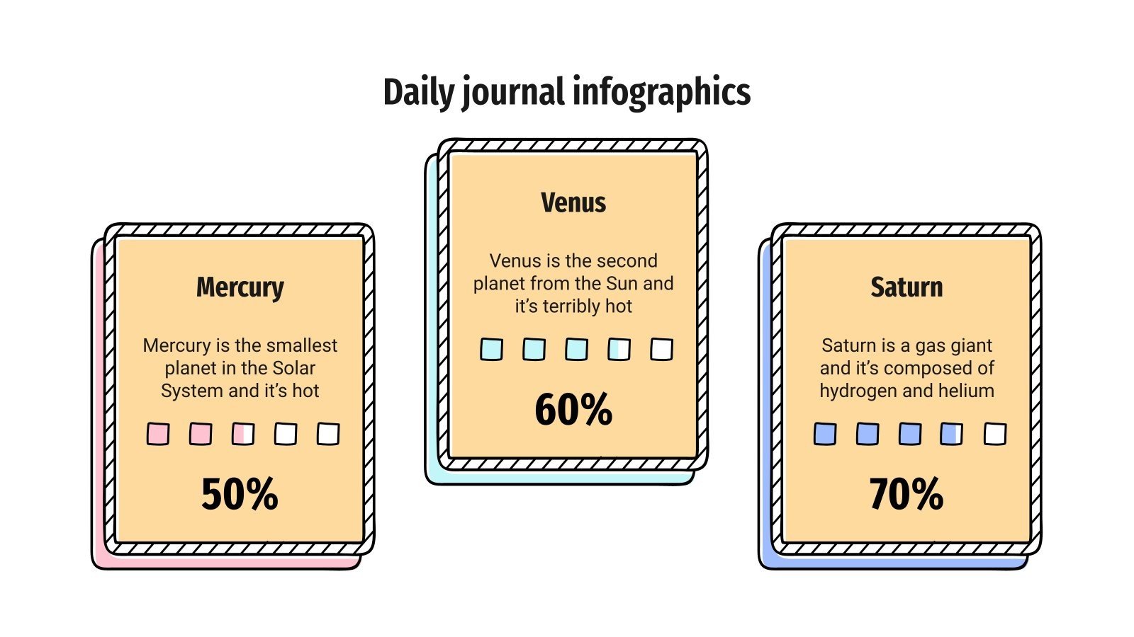 Daily Journal Infographics | Google Slides and PowerPoint