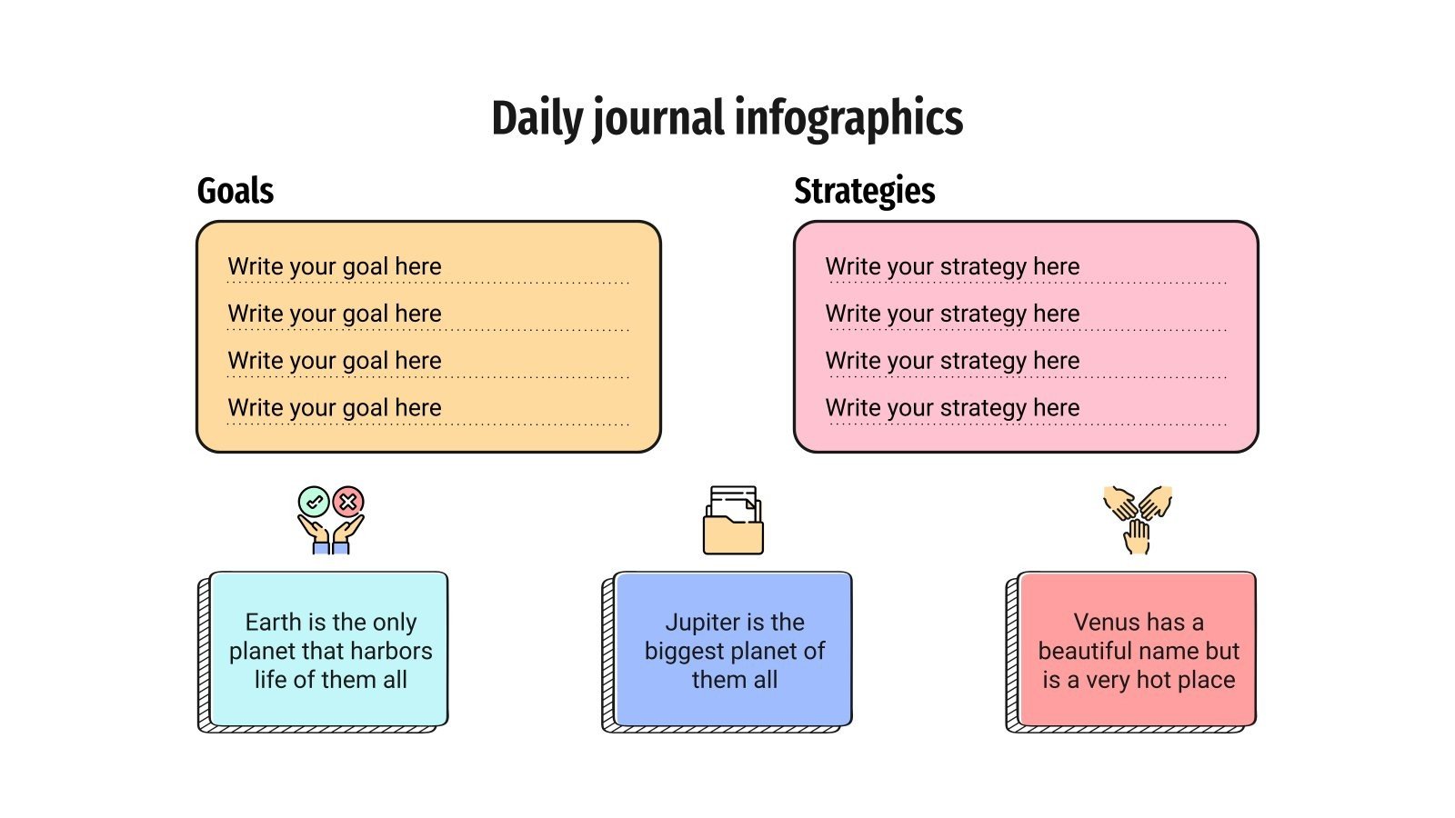 Daily Journal Infographics | Google Slides and PowerPoint