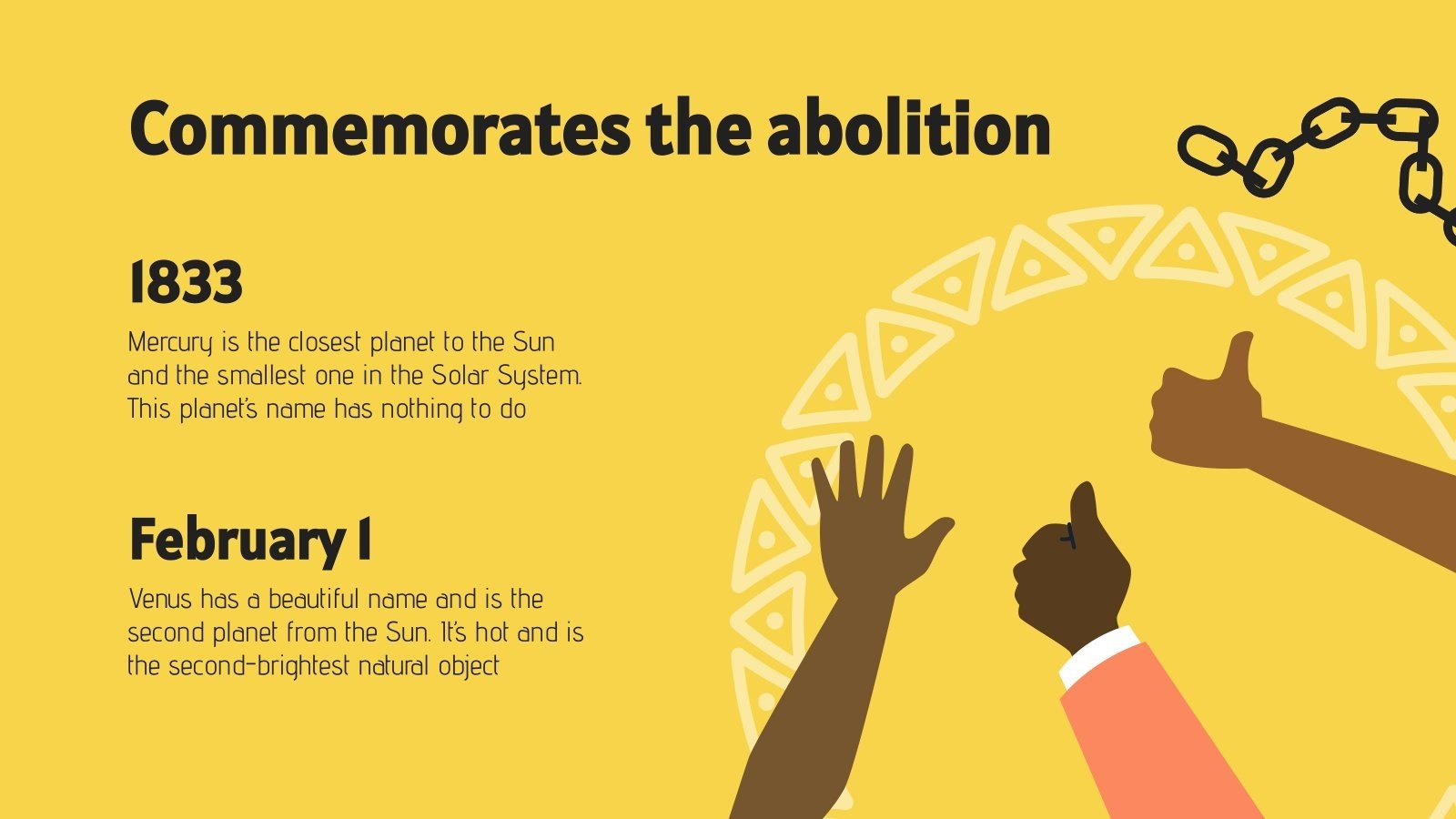 Abolition of Slavery Day Minitheme | Google Slides & PPT
