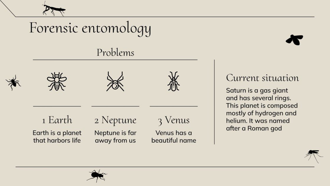 Forensic Entomology Thesis Defense | Google Slides & PPT