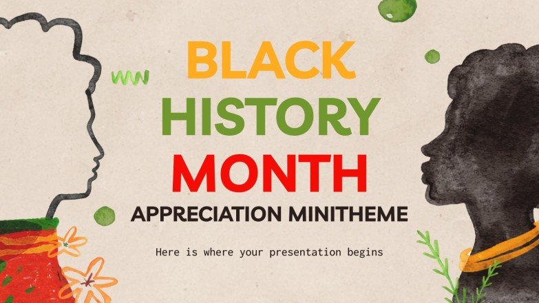 Black History Month Appreciation Minitheme | Google Slides
