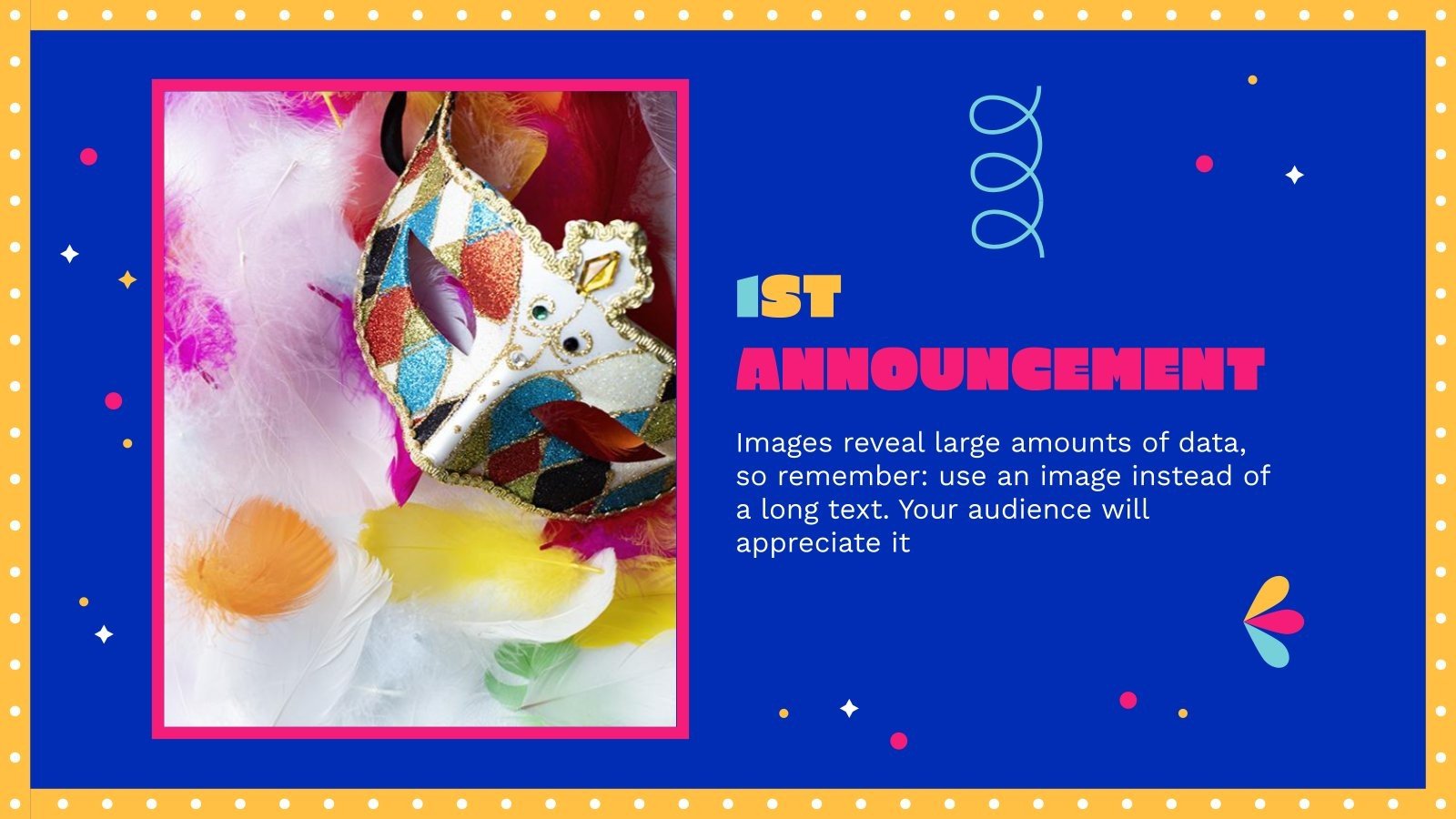 Carnival Party Invitation Newsletter