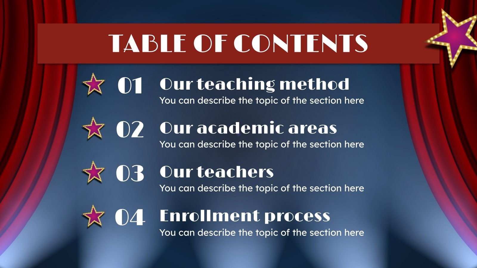 Hollywood Dance Studio | Google Slides & PowerPoint