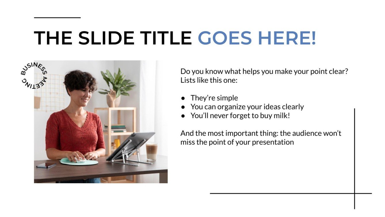 Office Ergonomics Training Business Meeting | PowerPoint