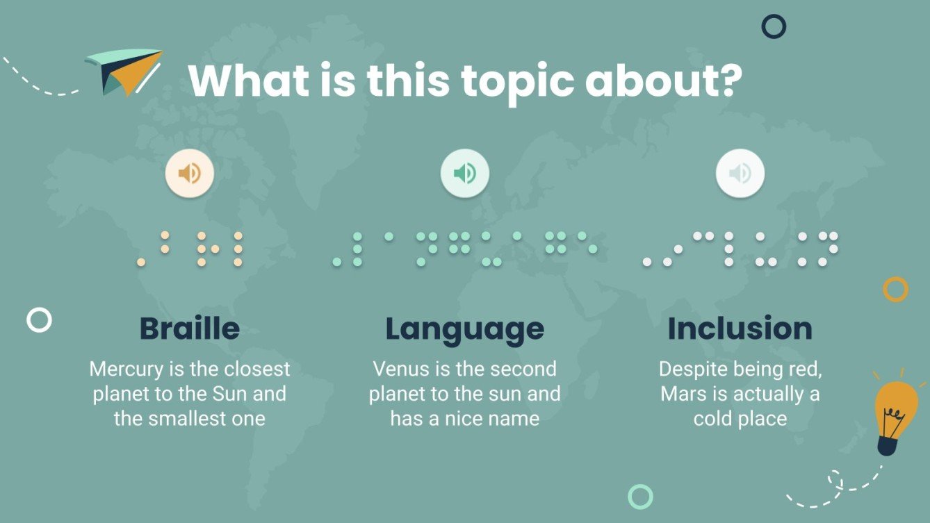 Braille Workshop | Google Slides & PowerPoint Template