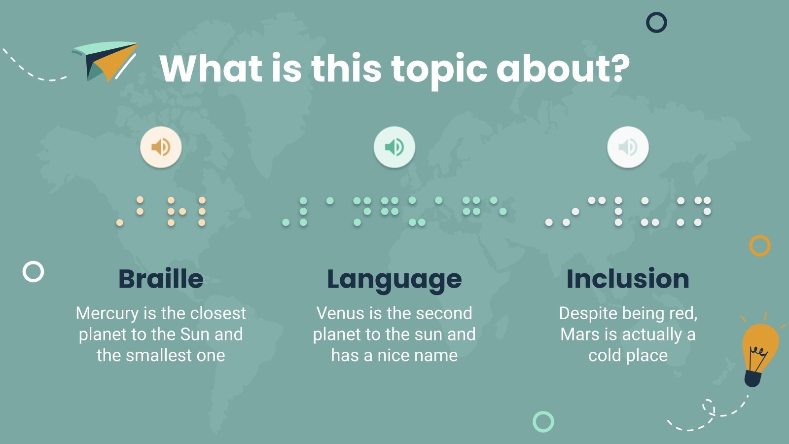 Braille Workshop | Google Slides & PowerPoint Template