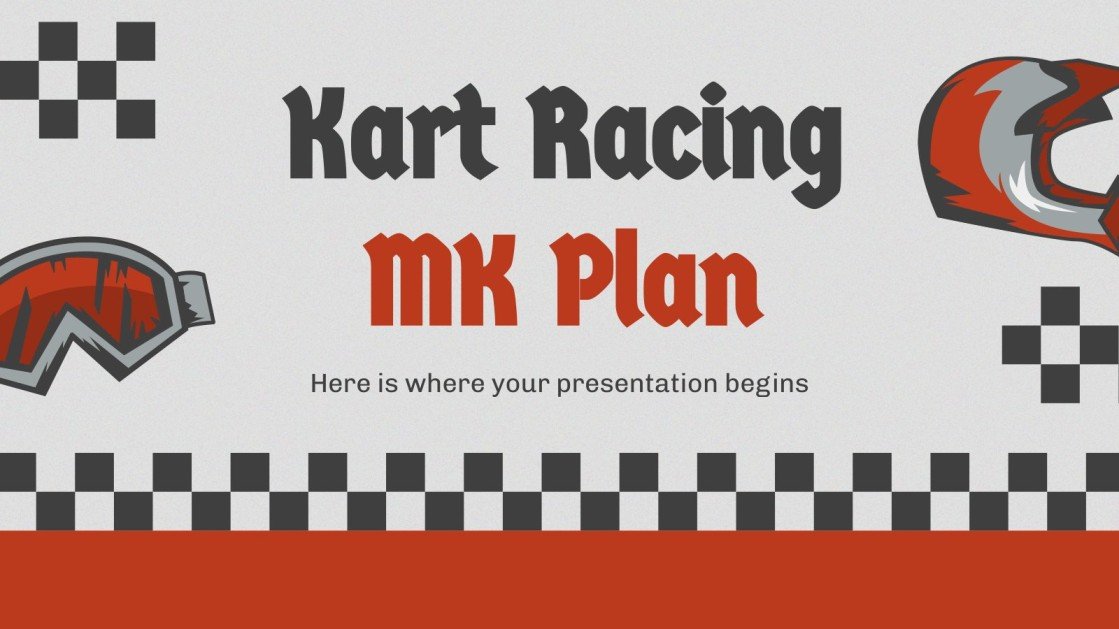 Kart Racing MK Plan | Google Slides & PowerPoint