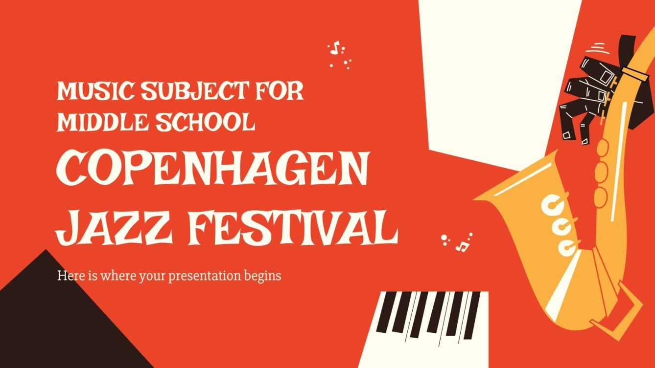 Free Jazz-related Google Slides and PowerPoint Templates