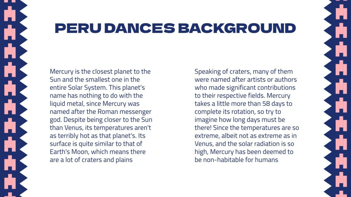 Traditional Folkloric Dances of Peru | Google Slides & PPT