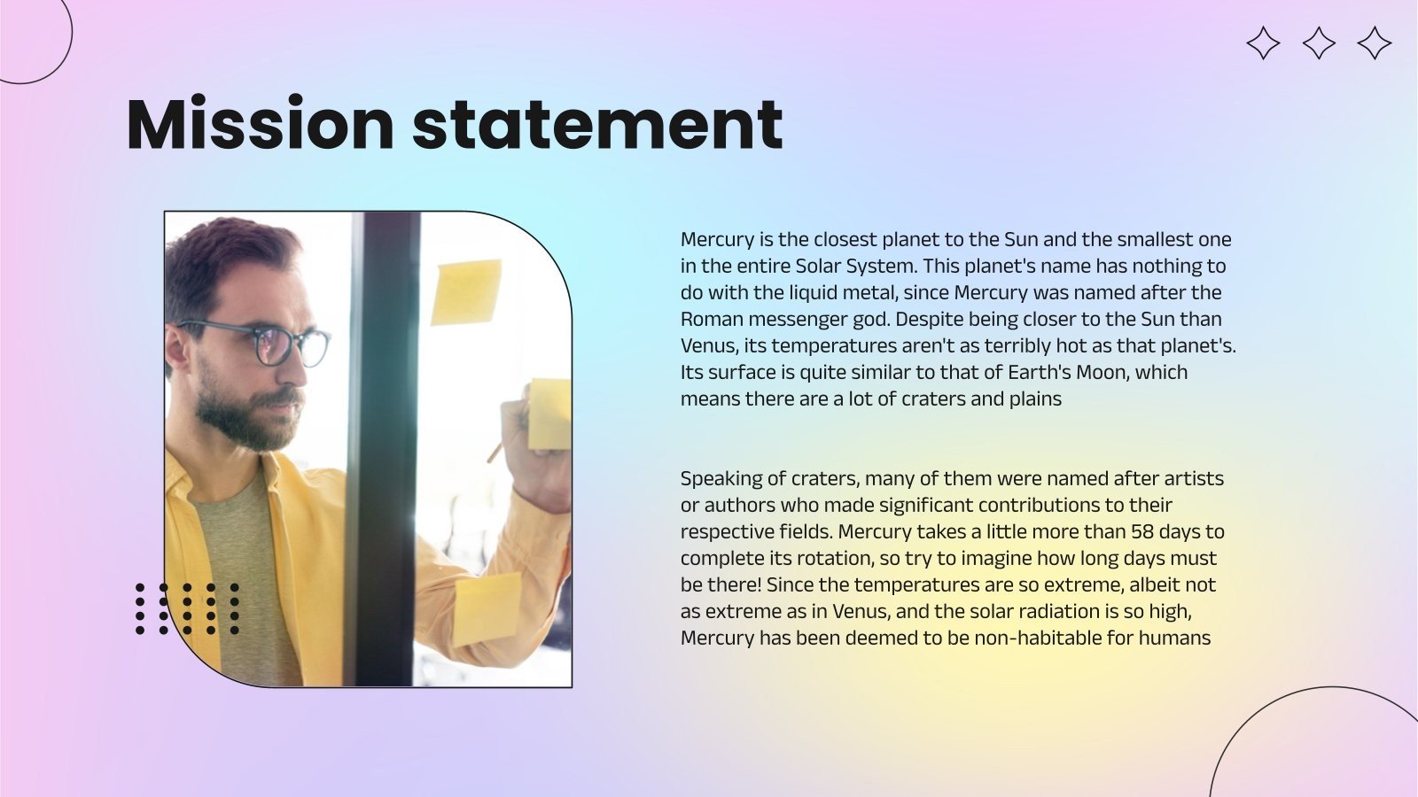 Simple Memphis Business Plan Basic Template | Google Slides