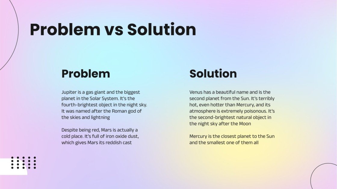 Simple Memphis Business Plan Basic Template | Google Slides