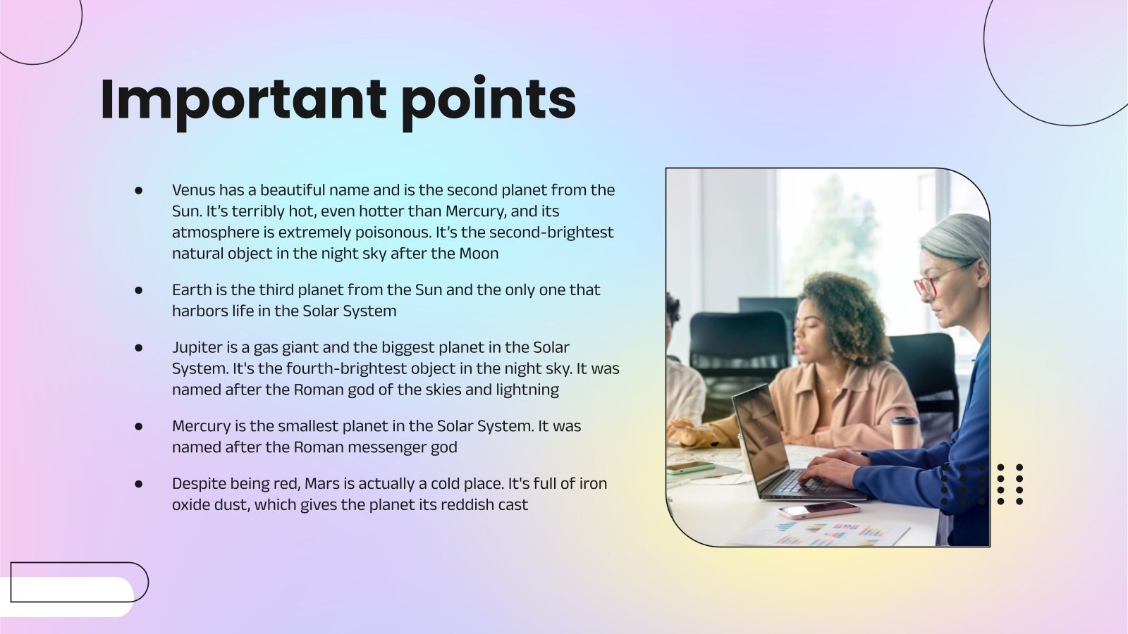 Simple Memphis Business Plan Basic Template | Google Slides