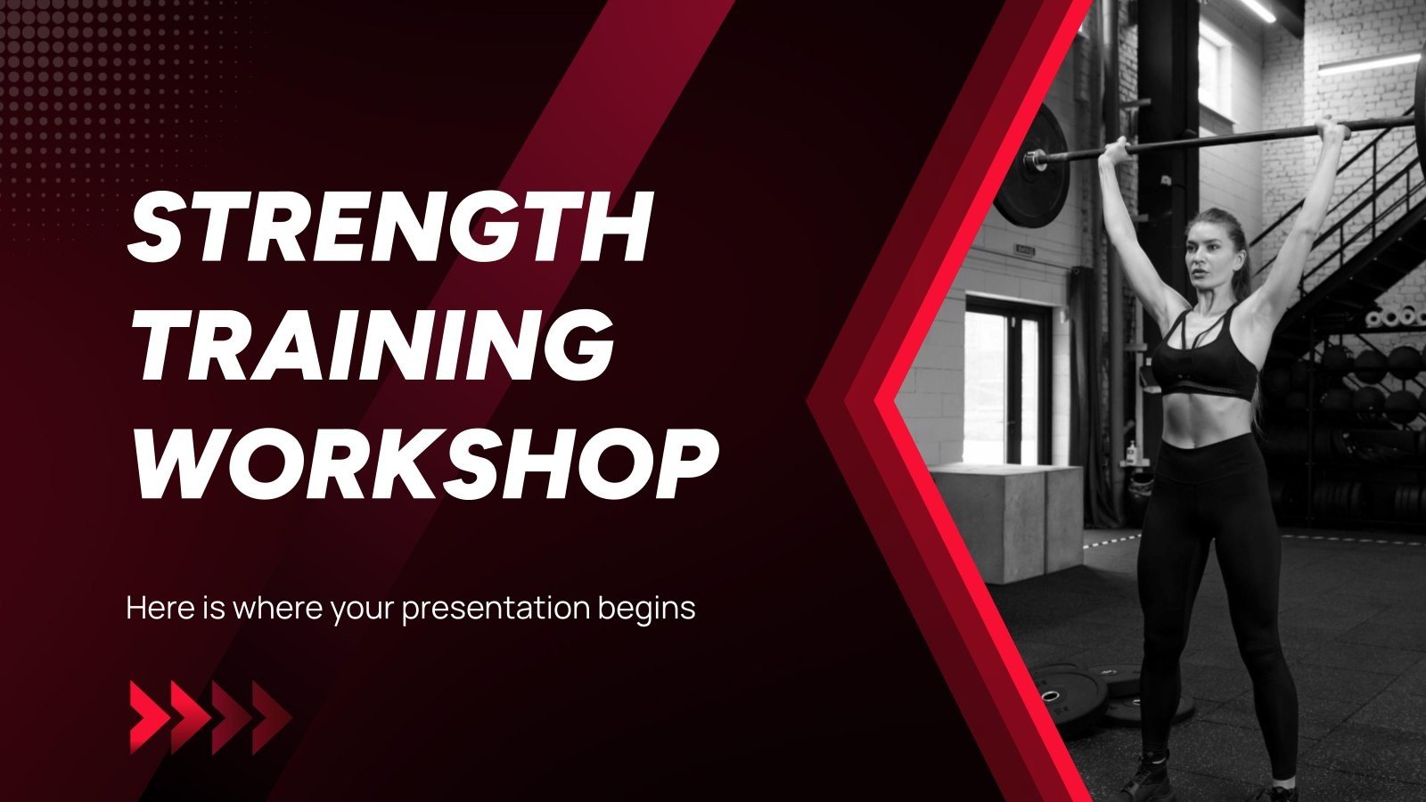 Plantillas de Google Slides y PowerPoint sobre el gimnasio