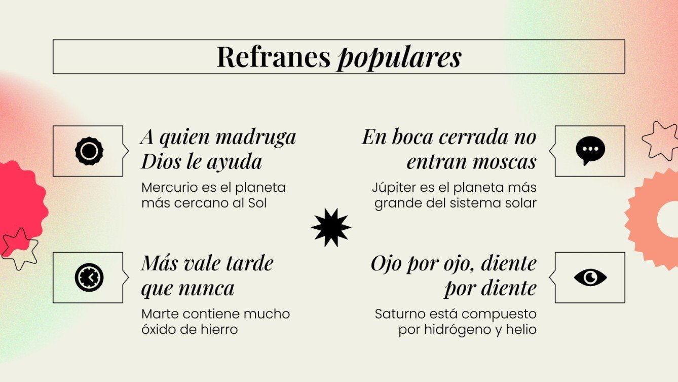 Popular Spanish Idioms Activities | Google Slides & PPT