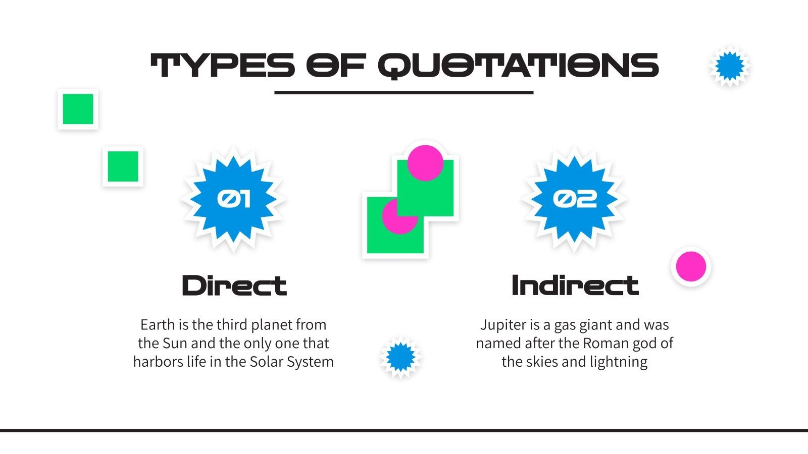Quotation Rules Theme for Education