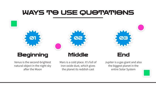 Quotation Rules Theme for Education