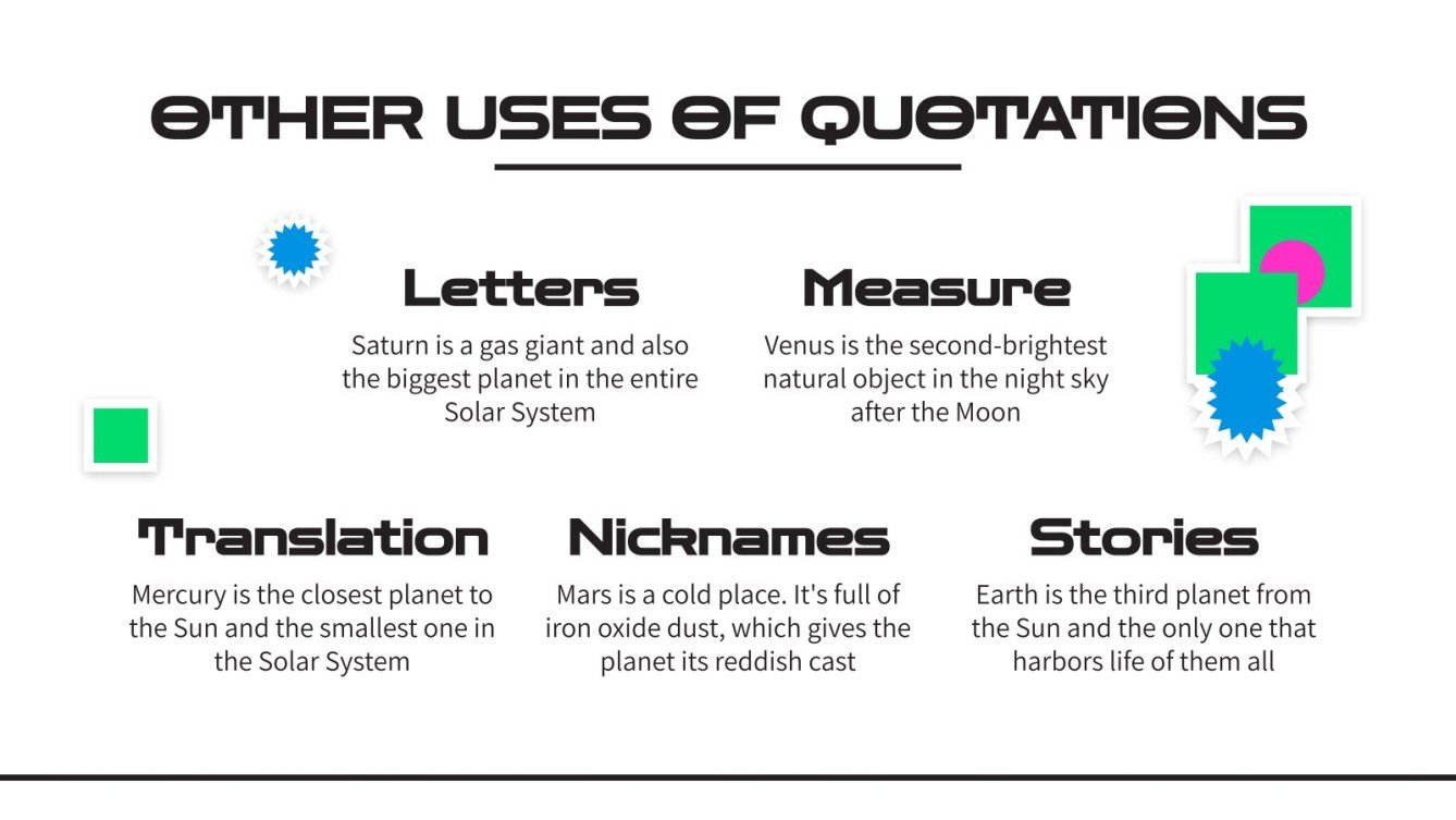Quotation Rules Theme for Education