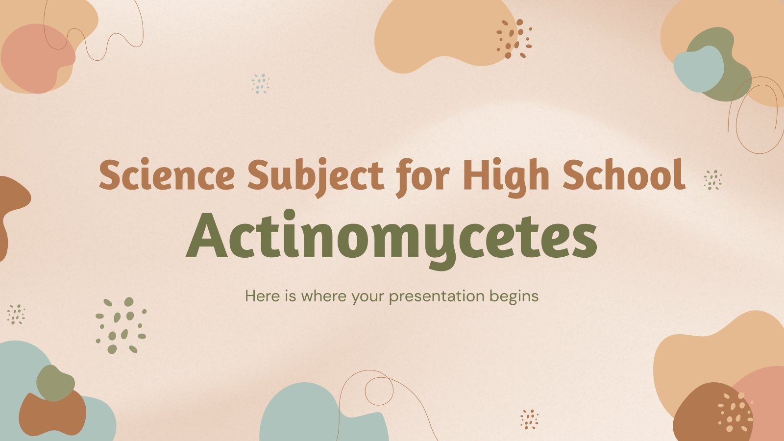 Free Google Slides and PowerPoint templates about bacteria