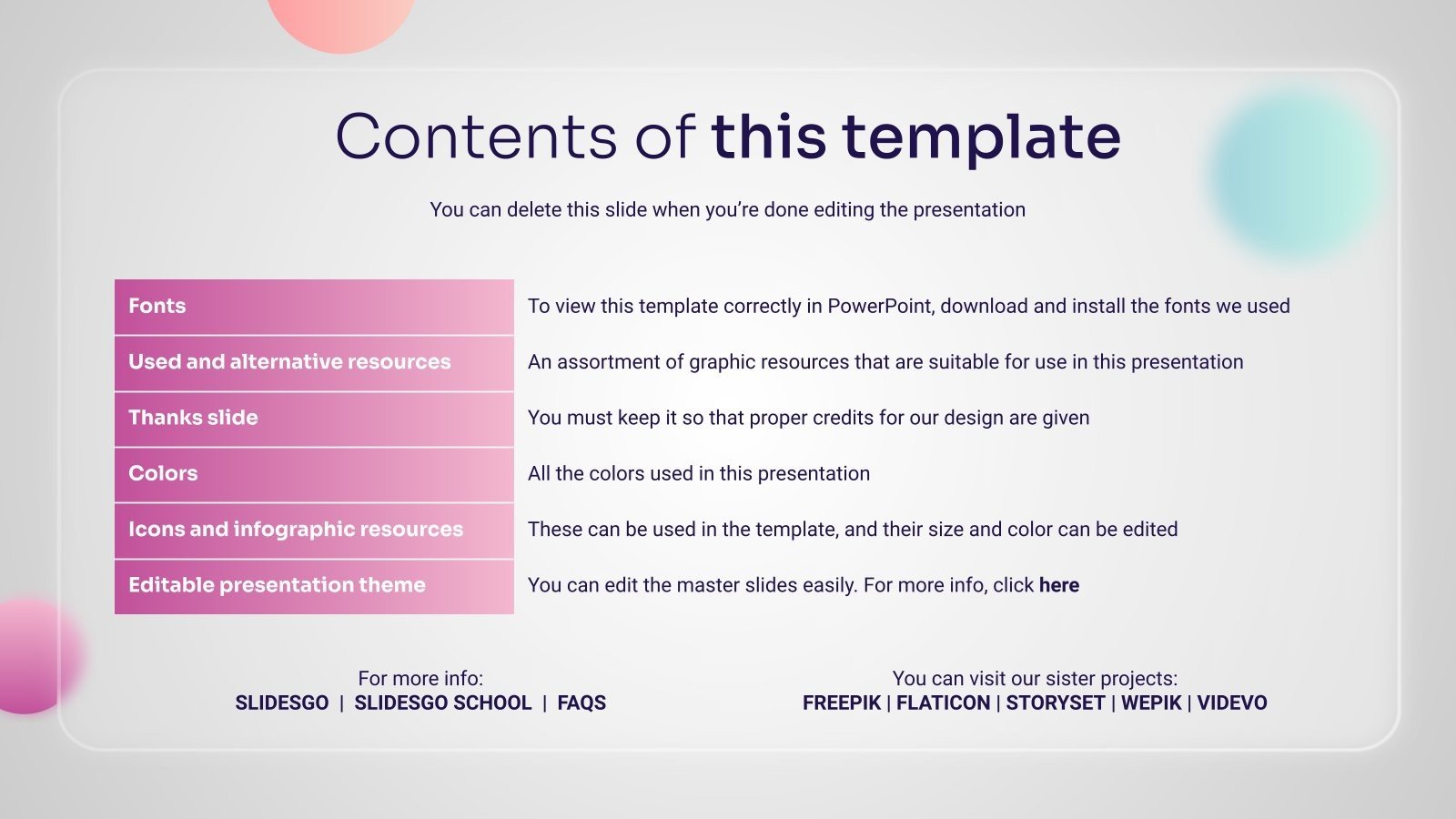 Glassmorphism Style Agency | Google Slides & PowerPoint