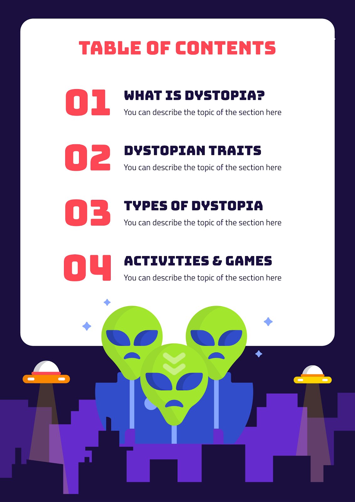 Language Arts for Middle School: Dystopia | Google Slides