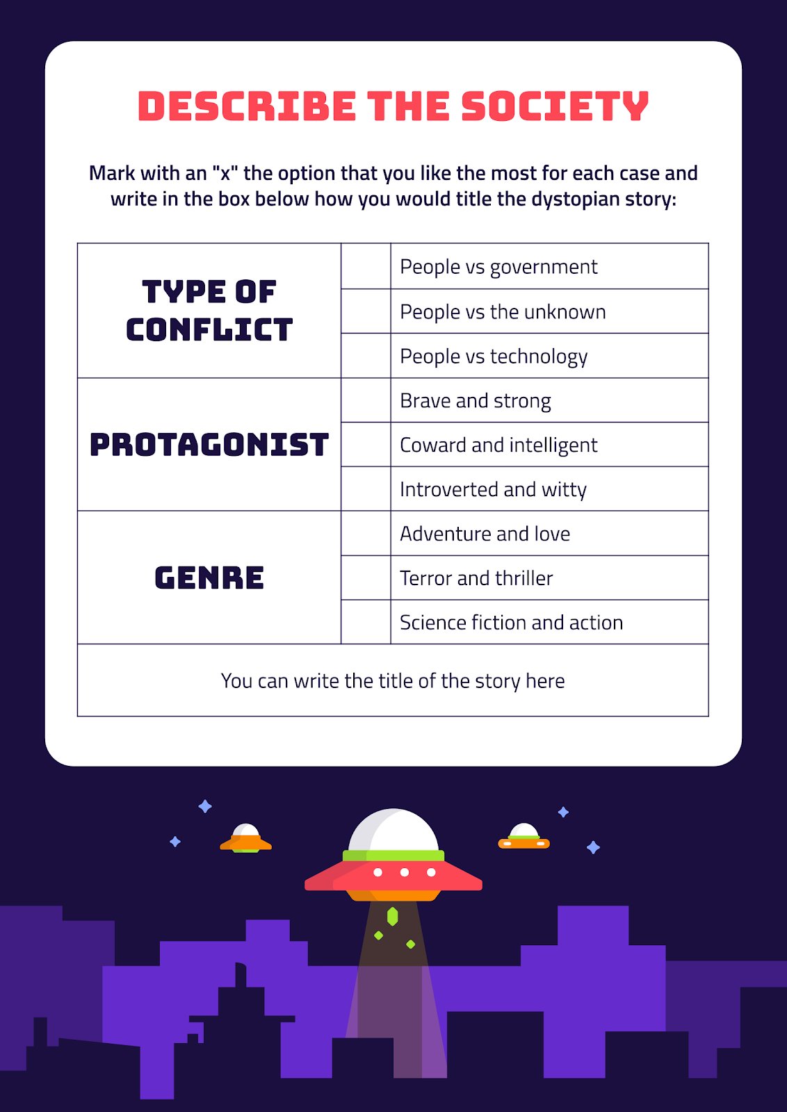 Language Arts for Middle School: Dystopia | Google Slides