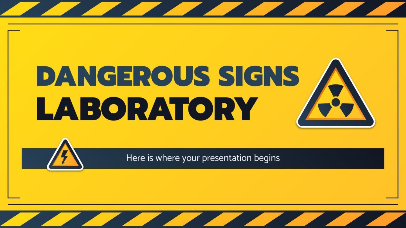 Dangerous Signs Laboratory | Google Slides & PowerPoint