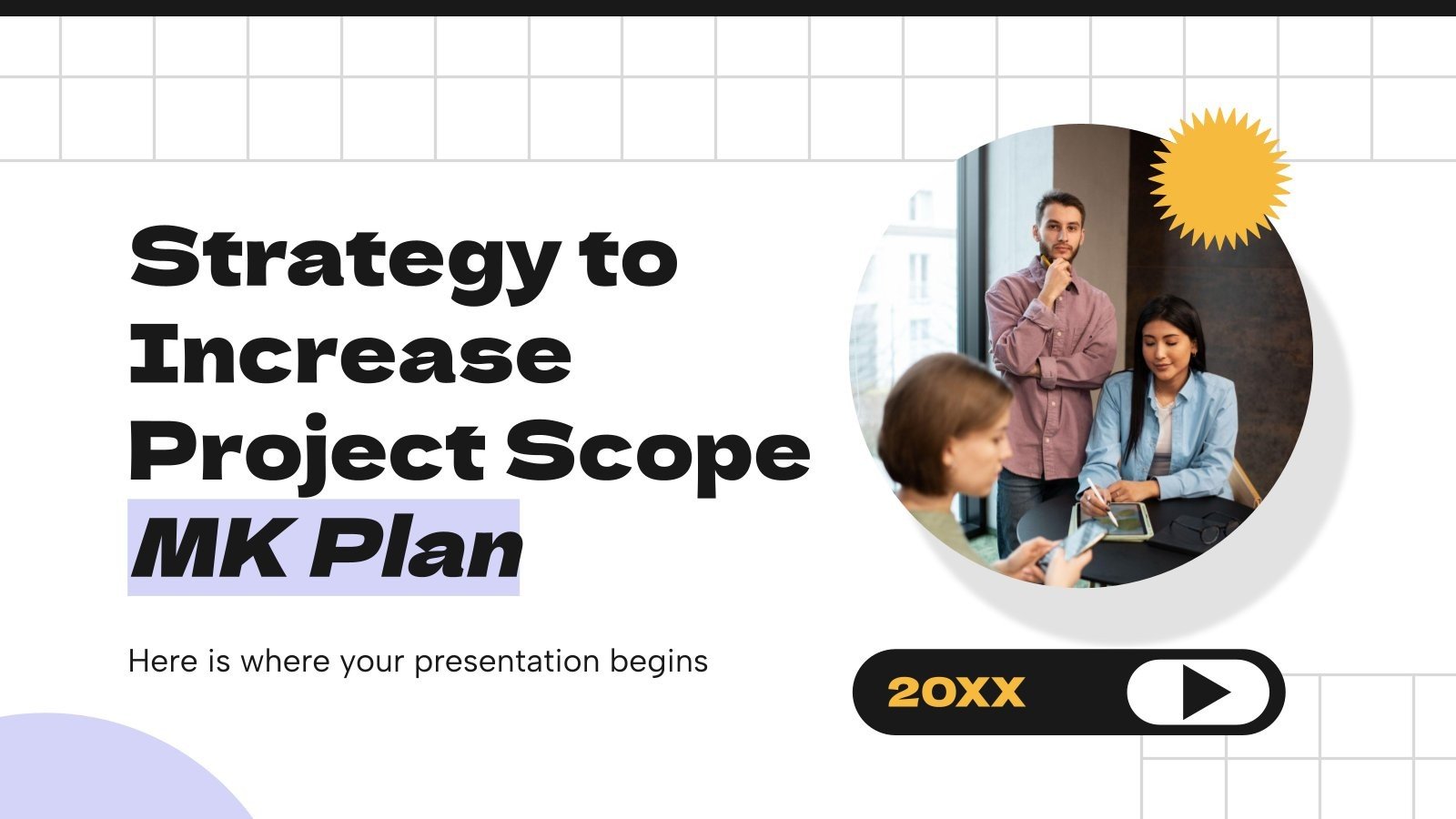 Strategy to Increase Project Scope MK Plan | Google Slides