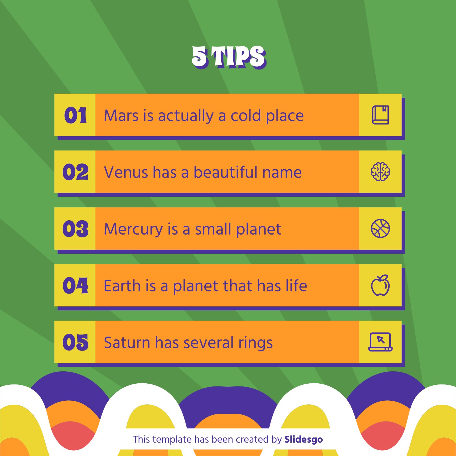 Groovy 60s Style IG Post for Social Media | Google Slides